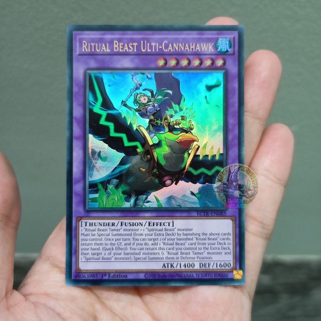 Ritual Beast Ulti-Cannahawk (Alternate Art) – BLTR-EN085 – Ultra Rare [Thẻ bài Yugioh] | Shopee ...