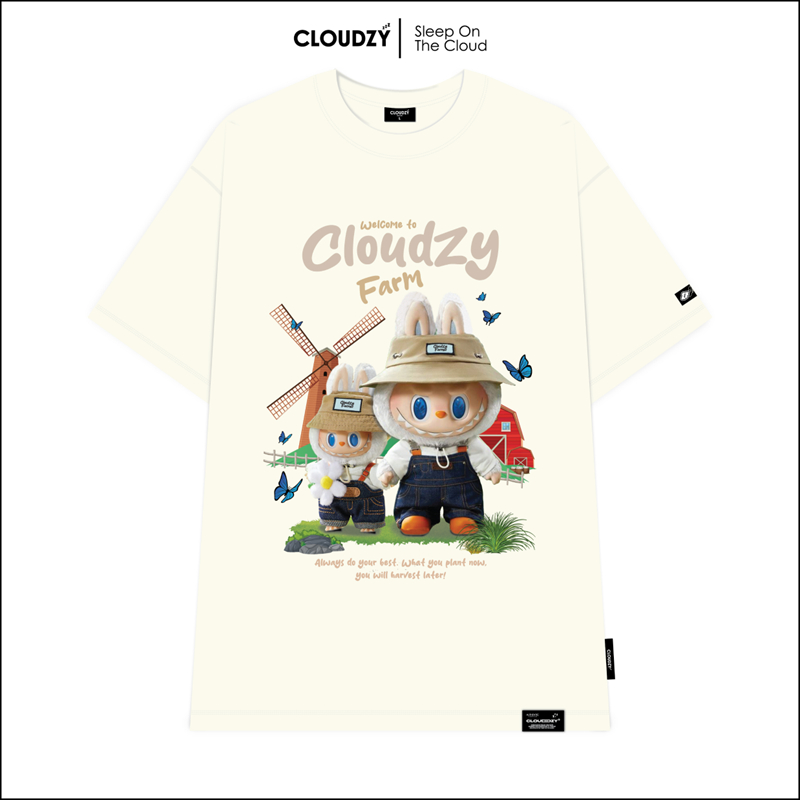 Áo thun nữ nam labubu unisex tay lỡ phông localbrand form rộng cổ tròn ...