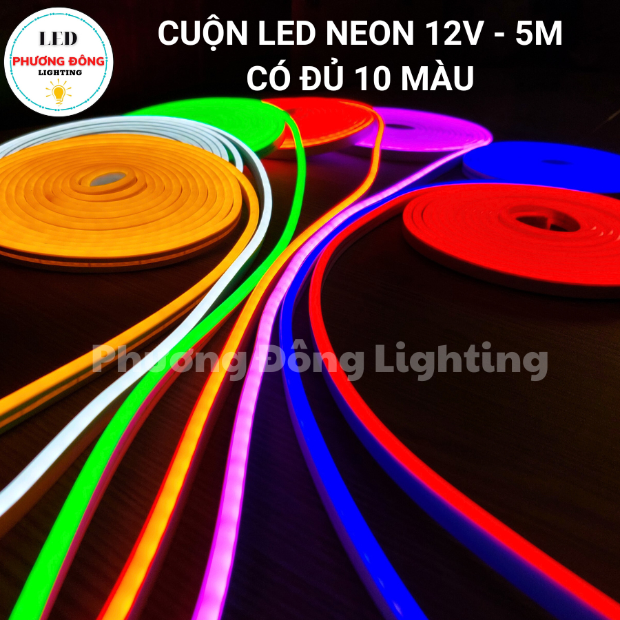 Bộ 5m Dây LED Neon 12V Uốn Chữ cao cấp | Shopee Việt Nam