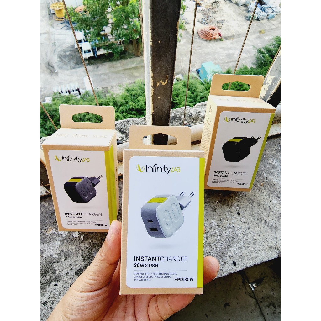 Bộ sạc USB-C và USB-A PD nhỏ gọn Infinity Lab by Harman Instant Charger ...