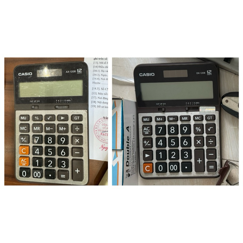 thanh lý máy tính casio ax-120b và dx-120b tặng kèm giấy A5 | Shopee Việt Nam
