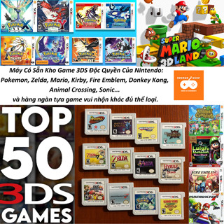Máy Chơi Game Nintendo New 3DS LL (Kho 5000 Game 3DS/NDS/GBA/GBC/NES/SNES) Đầy Đủ Phụ Kiện ...