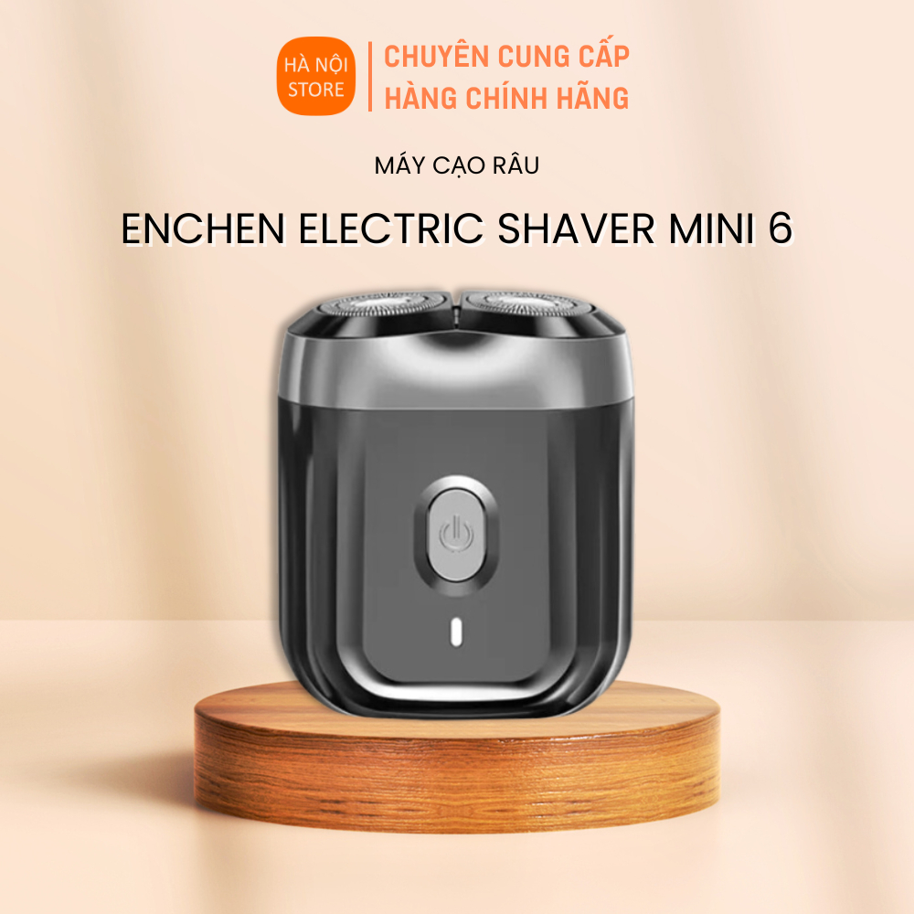 Máy cạo râu Enchen Electric Shaver Mini 6, nhỏ gọn, 2 lưỡi dao sắc bén ...