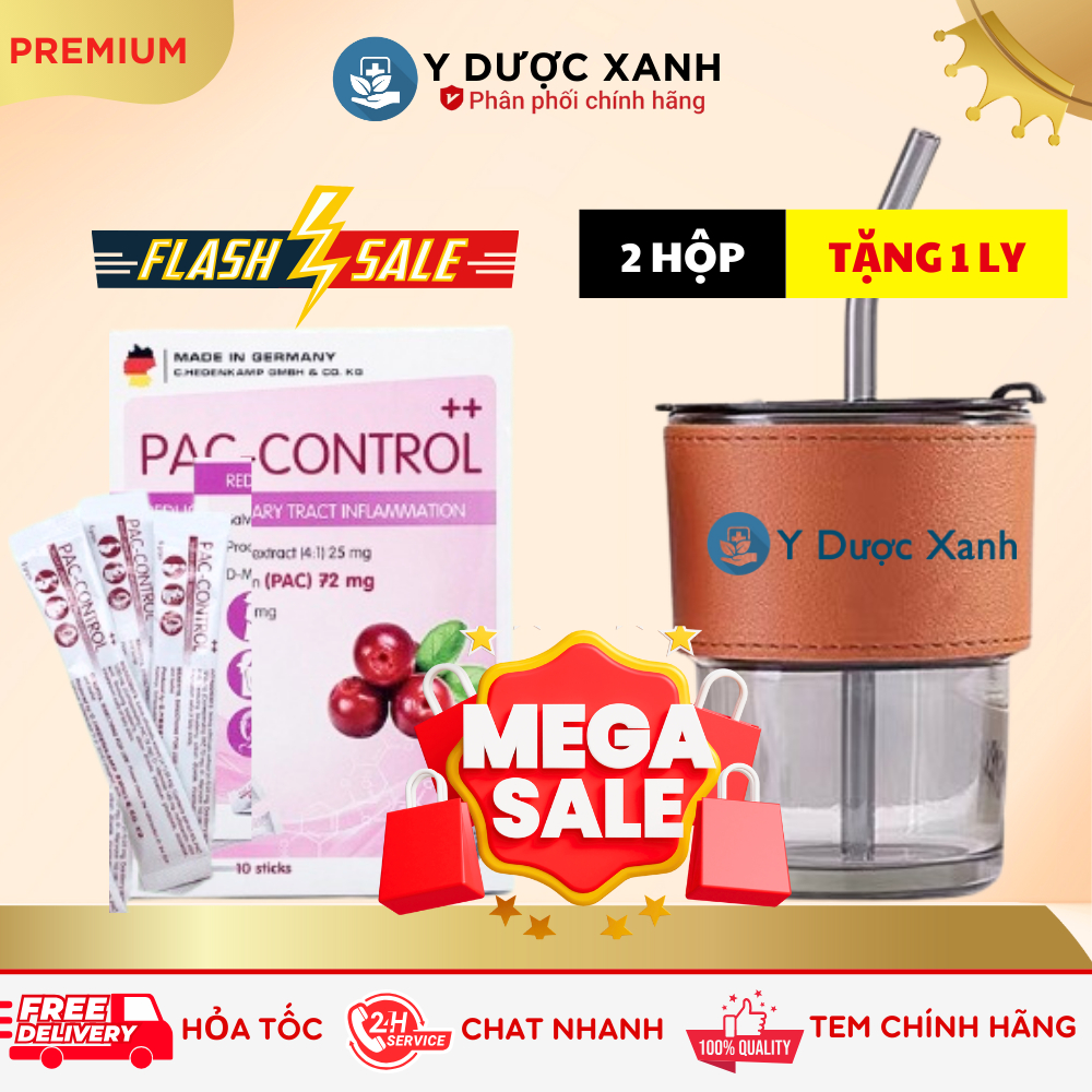 Mua [Chính Hãng] PAC CONTROL 10 gói, Hỗ trợ lợi tiểu, đường tiết niệu ...
