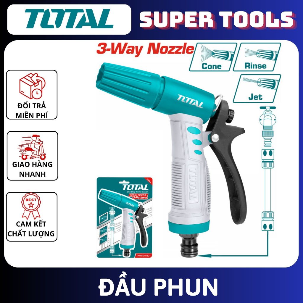 TOTAL Đầu phun THWS010301 | Shopee Việt Nam