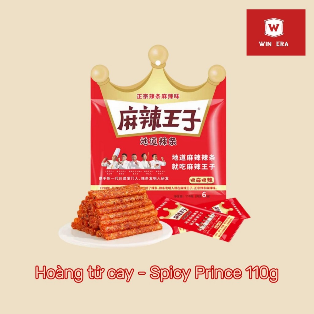 Hoàng Tử Cay Spicy Prince 110g ít chất béo, Que cay đích thực - Sợi Cay ...