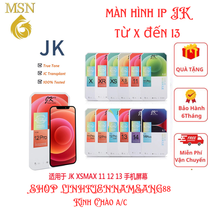 Màn Hình JK Chính Hãng Thay Thế Cho iP X/Xr/XS/XSMAX/11/11PRO/11PRM/12 ...