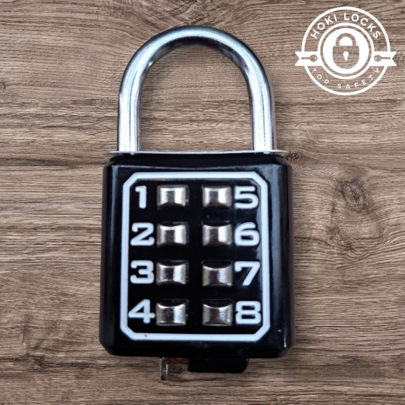 Khóa Số Bấm Không Dùng Chìa, Khóa Valy Mini Tổ Hợp 8 Số Bấm Inox 35MM ...