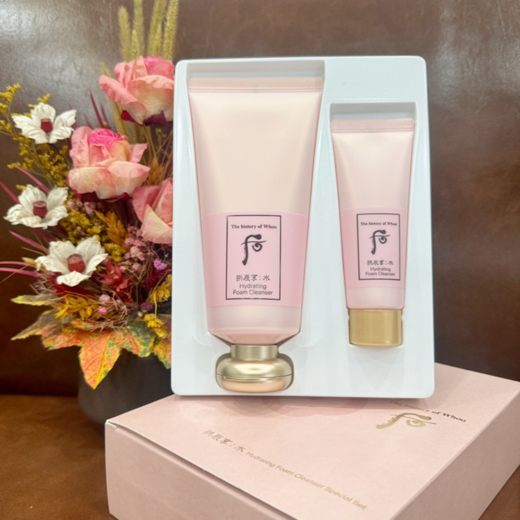 Sét Sữa rửa mặt Whoo hồng cấp nước kiềm dầu và không gây khô da Whoo 180ml+40ml | Shopee Việt Nam