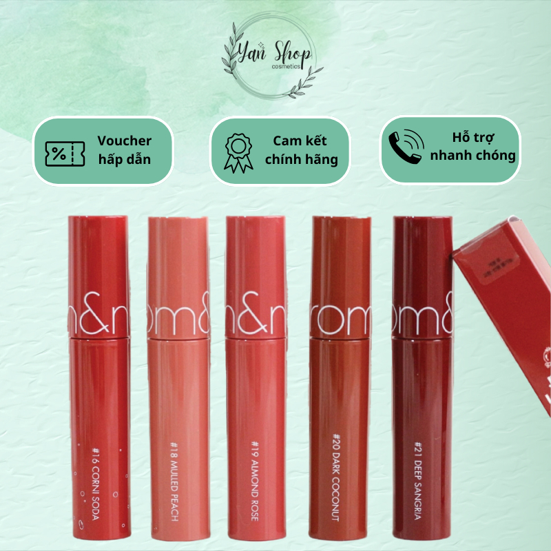 Son Tint Romand Juicy Lasting Tint màu 23 Nucadamia 5.5g | Shopee Việt Nam