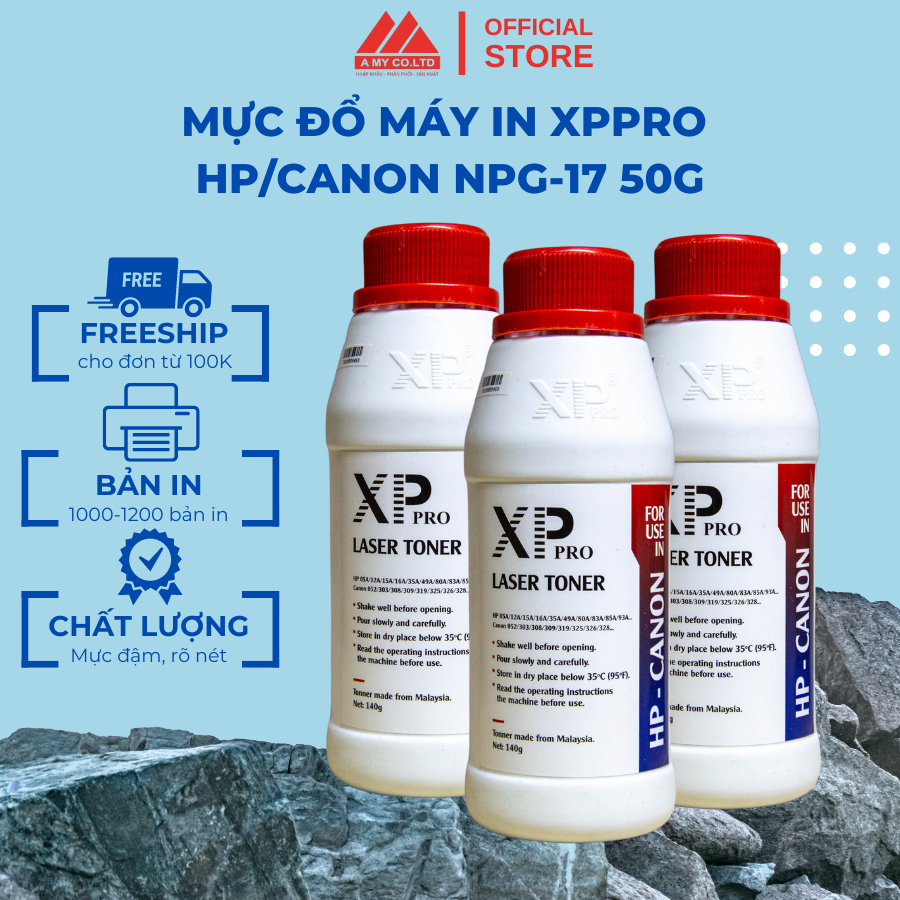 Mực Máy In Canon 161dw /051 HP M102/M130/M203dn/ M227fdw Mực Đổ XPPRO NPG-17 Chính Hãng | Shopee ...