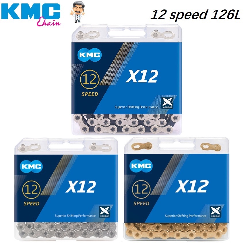 Sên xe, xích xe đạp hiệu KMC X12 12s Chain, hàng chính hãng | Shopee ...