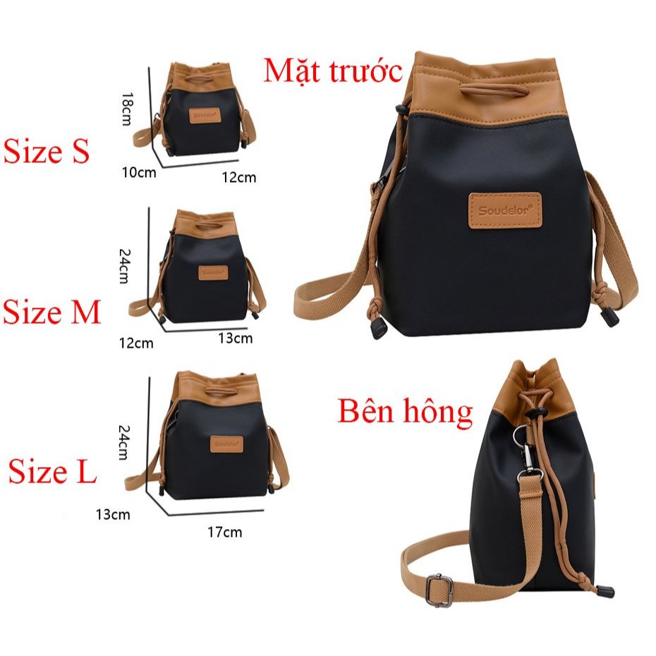 Túi máy ảnh Soudelor 2024 có dây đeo chéo kiểu dây rút kháng nước tốt ...