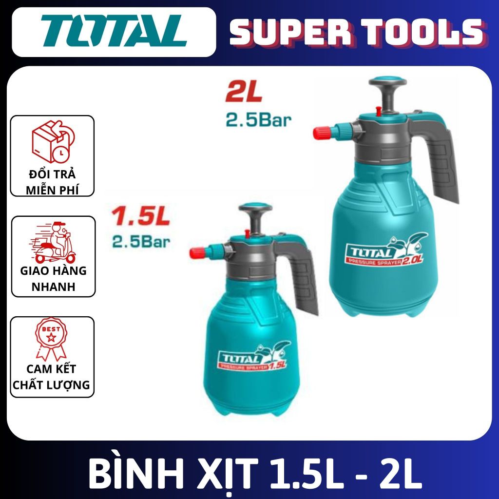 TOTAL Bình xịt 1.5L & 2L THSPP201502 & THSPP20202 | Shopee Việt Nam
