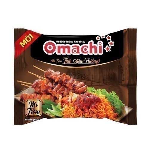 [Hàng Tặng Không Bán] Mì Gói Omachi Thịt Xiên Nướng 82G | Shopee Việt Nam