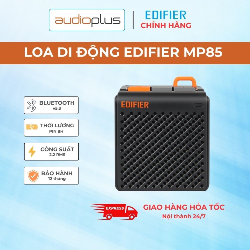 Loa bluetooth di động mini EDIFIER MP85 - Nặng 70g - Công suất 2.2W ...