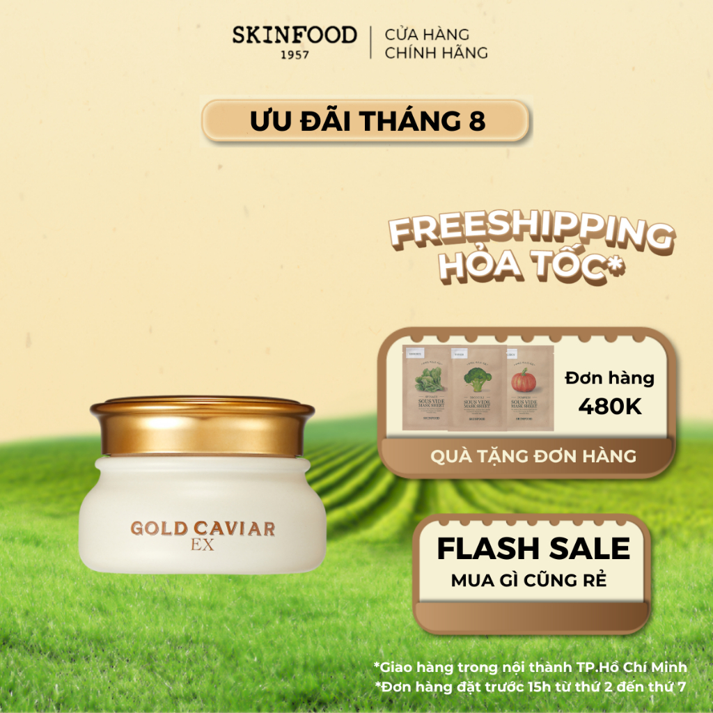 Kem Dưỡng Nâng Cơ Skinfood Gold Caviar Ex Cream 50ml | Shopee Việt Nam