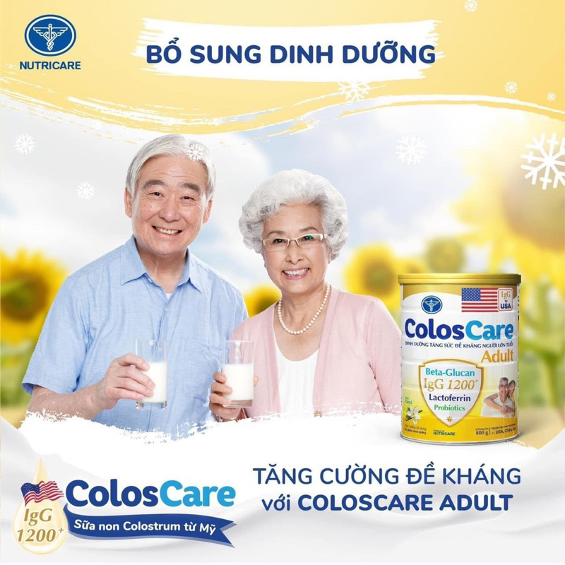 [HSD 2026] Sữa Bột Coloscare Adult 800gr - Sữa Non Cho Người Lớn, Tăng Cường Miễn Dịch, Tốt Tim ...