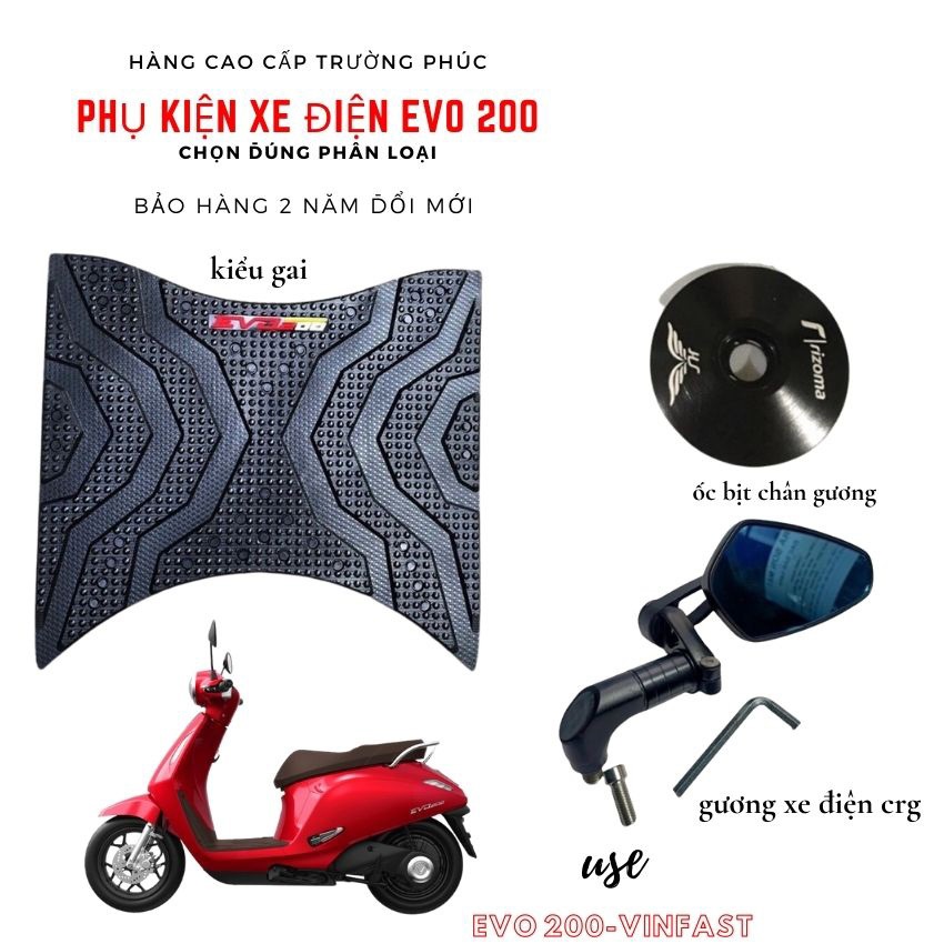 Bộ Phụ Kiện Xe Điện Vinfast Evo 200, VinfastEvo 200-2023: Thảm Cao Su ...
