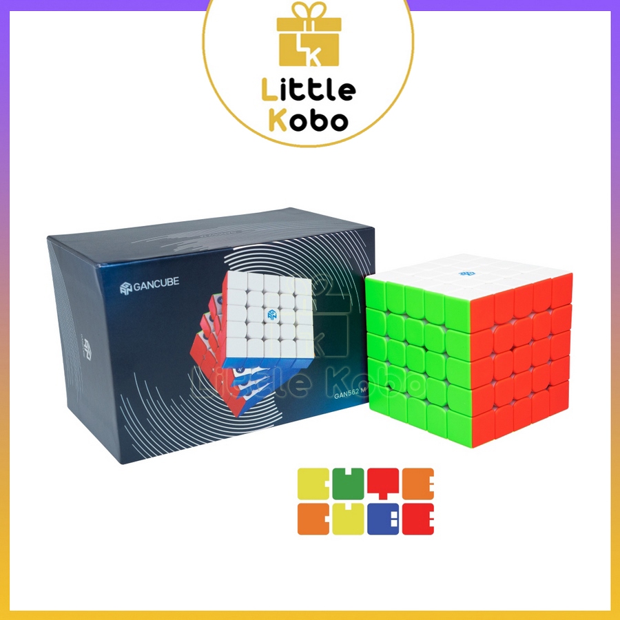 Rubik Gan 562M 5x5 Magnetic Ball-Core Frosted Rubic 5 Tầng Nam Châm Đồ ...