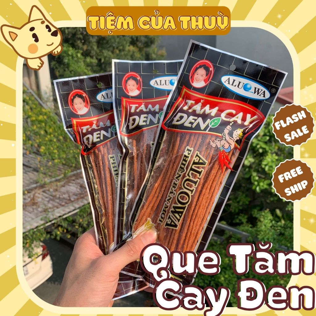 Gói Tăm Cay Đen Vị Cay Đặc Biệt HOT🔥💢, Que Tăm Đen Tuổi, Tiệm Ăn Vặt ...