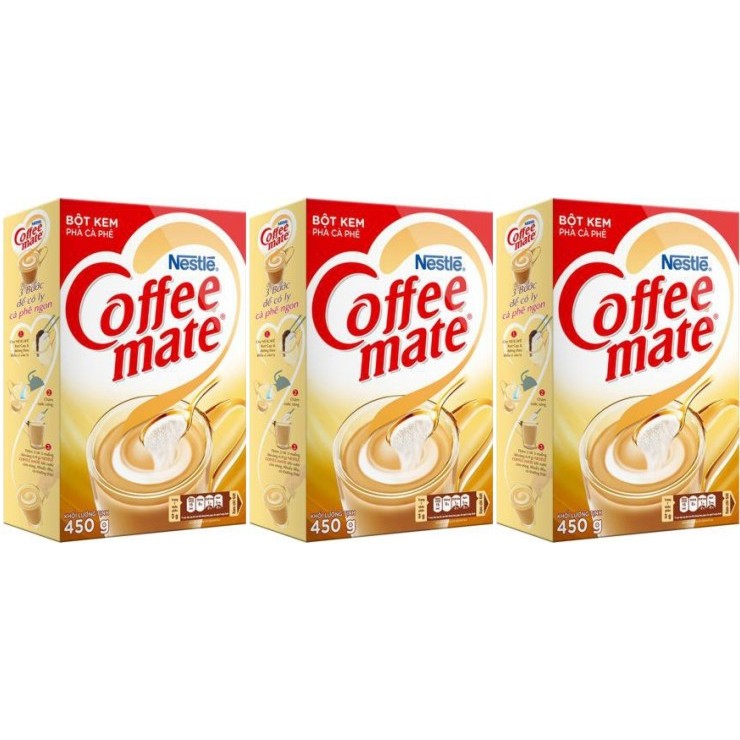 Combo 3 Hộp Bột kem coffee mate 450gram - Nestle. Pha trà sữa, cà phê ...