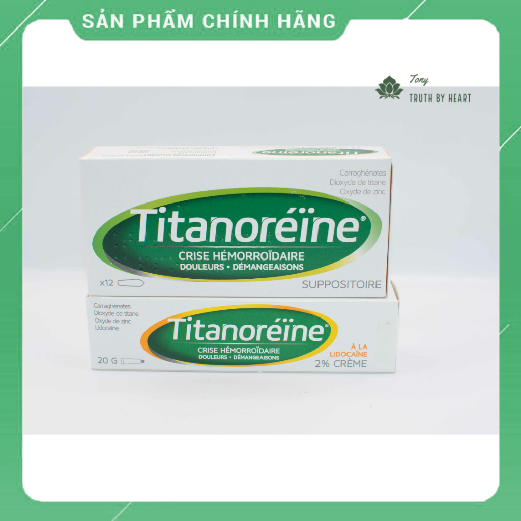 [Bill Pháp mới nhất] Titanoreine Pháp (Viên và kem 20g, 40g) | Shopee ...