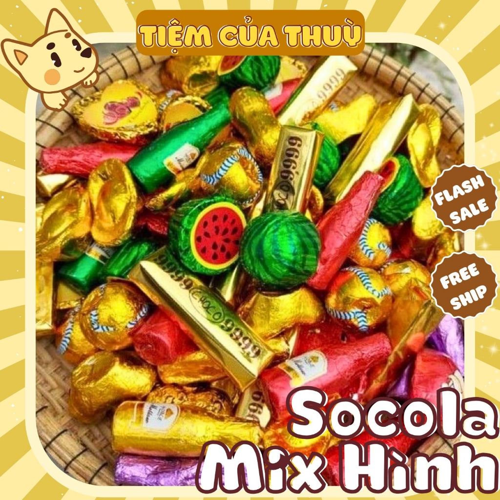 500G Kẹo Socola Mix Nhiều Hình Ngộ Nghĩnh Cute, Đồ ăn vặt | Shopee Việt Nam