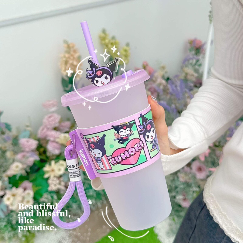 Combo 4 ly nhựa đổi màu capybara kimuri 700ml | Shopee Việt Nam