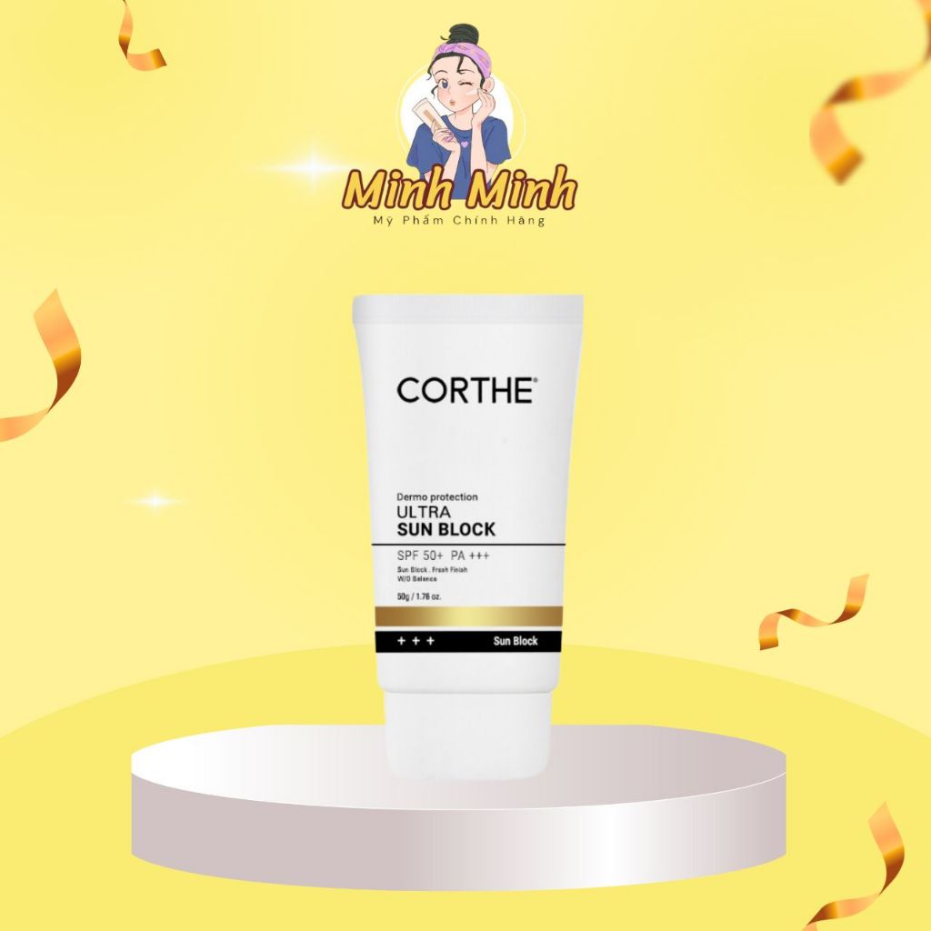 Kem Chống Nắng Vật Lý Corthe Dermo Protection ULTra Sun BLock SPF 50 ...
