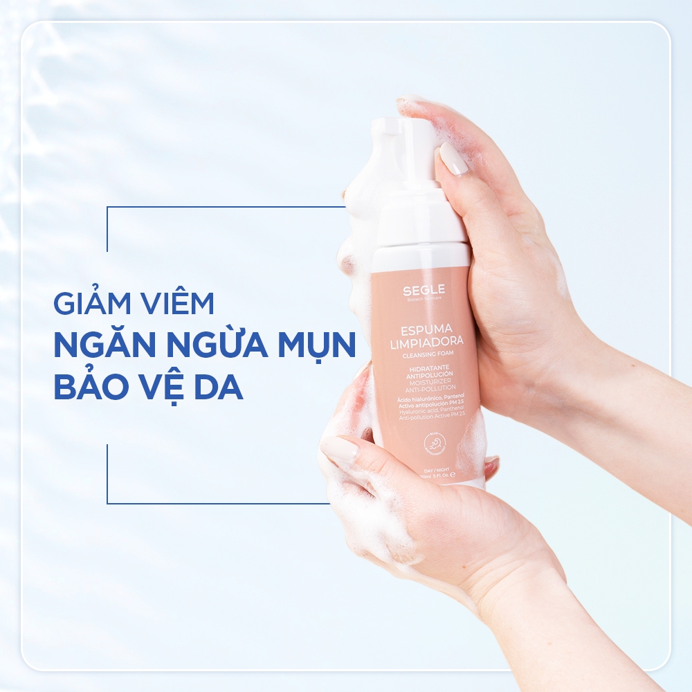 SEGLE CLEANSING FOAM - Sữa Rửa Mặt Tạo Bọt Làm Sạch, Dưỡng Ẩm Và Chống ...