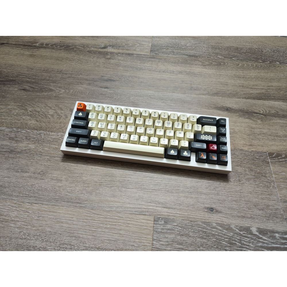 Bàn phím cơ QK65 R2 E white 1 mode mạch hàn - Vietgear.vn