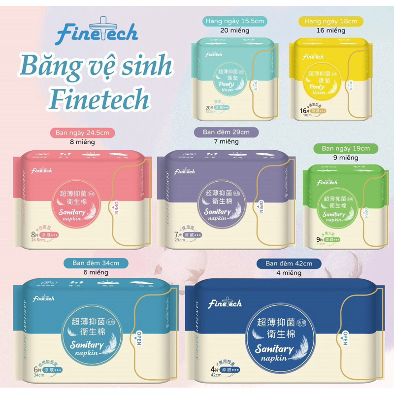 Giảm Giá Sốc Băng vệ sinh siêu mỏng mát lạnh kháng khuẩn Finetech Đài ...