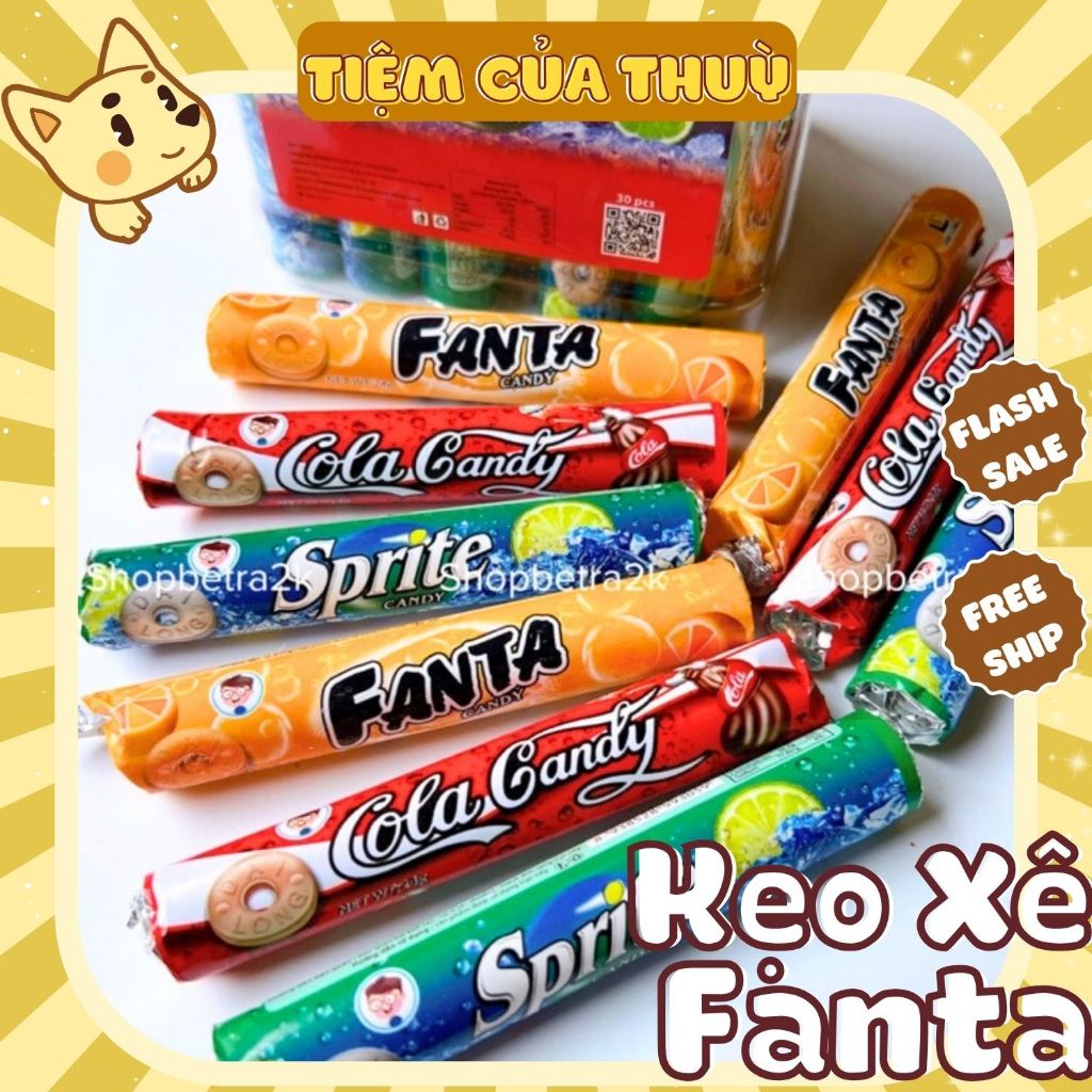 Kẹo C Fanta Cam - Sprite Chanh - Coca Candy, Kẹo Xê Trái Cây - đồ ăn ...