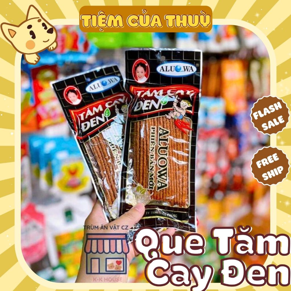 Snack TĂM CAY ĐEN ĐẶC BIỆT, Gói Tăm Đen Tuổi Thơ ĂN VẶT CỔNG TRƯỜNG💯 ...
