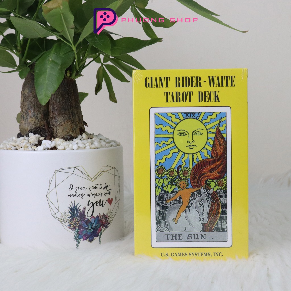 Bộ Bài Bói Giant Rider Waite Tarot Deck - Size lớn 9.5x16.5cm | Shopee ...