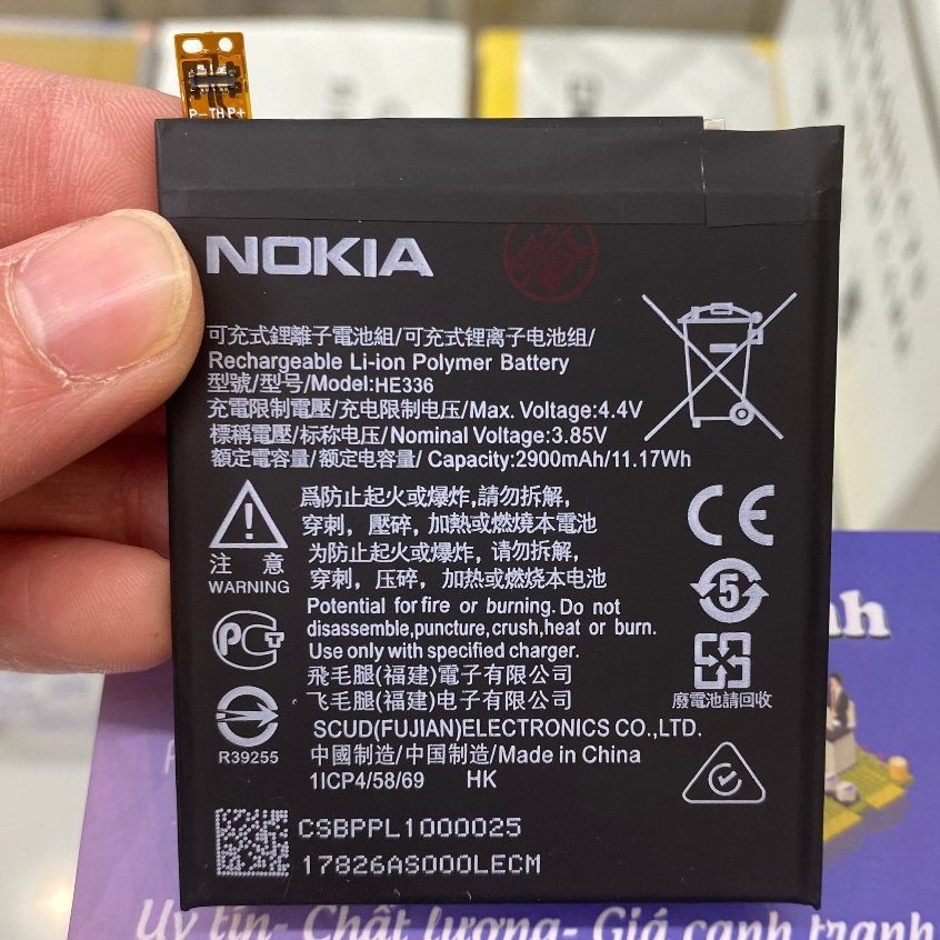 Pin Nokia 5 / Nokia 3.1 (HE336) - loại 1 | Shopee Việt Nam