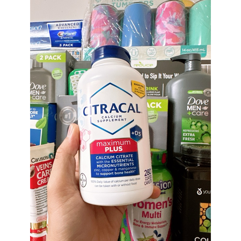 Viên uống bổ sung Canxi Citracal Maximum Calcium Citrate +D3 280 Viên ...
