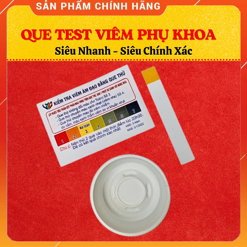 Que Thử Viêm Phụ Khoa Chính Xác - Que Test Viêm Âm Đạo Nhanh - Tặng Kèm ...