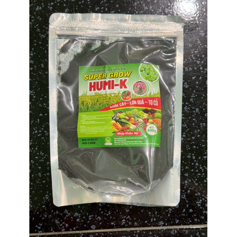 phân bón lá HUMI K-gói 400G(humic nguyên chất được nhập khẩu từ mỹ ...