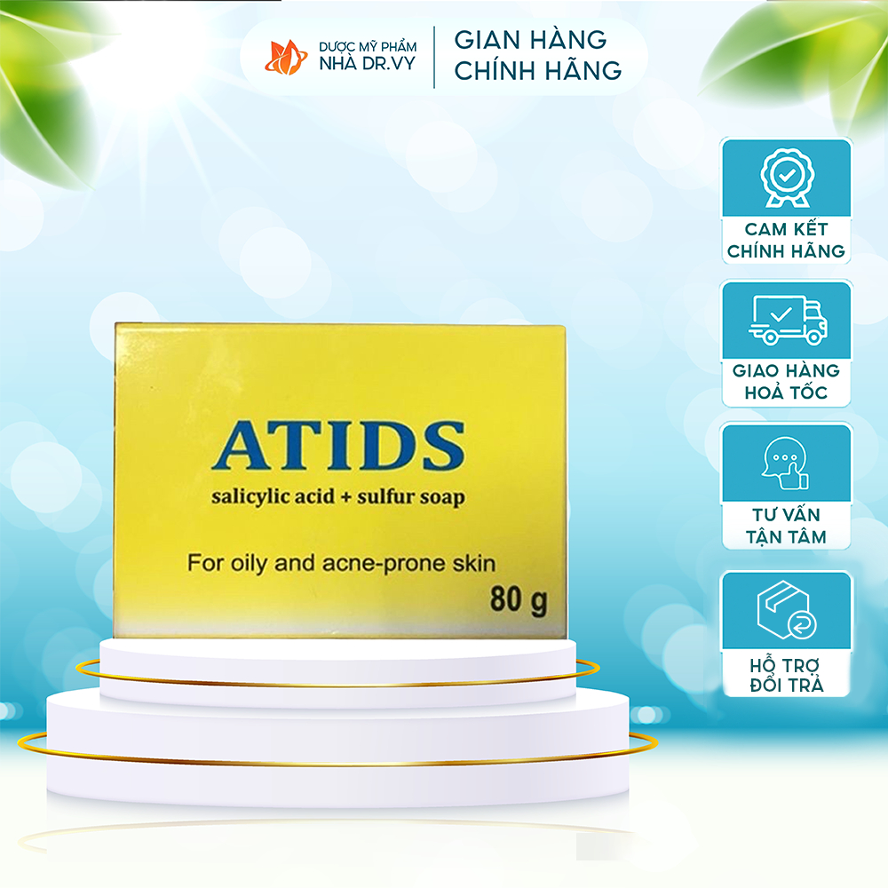Atids 80g Xà Phòng Tắm Giảm Mụn Lưng, Ngực Giúp Cải Thiện Giúp Giảm ...