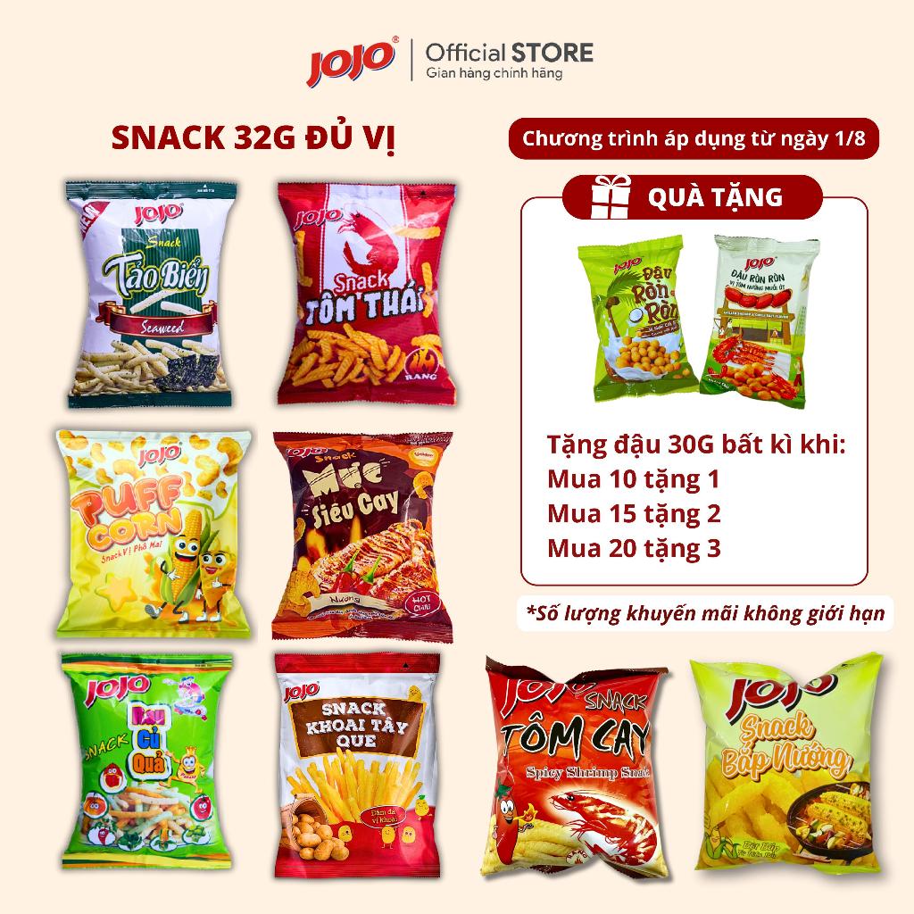 Combo Snack JOJO Đủ Vị Loại 32G | Shopee Việt Nam