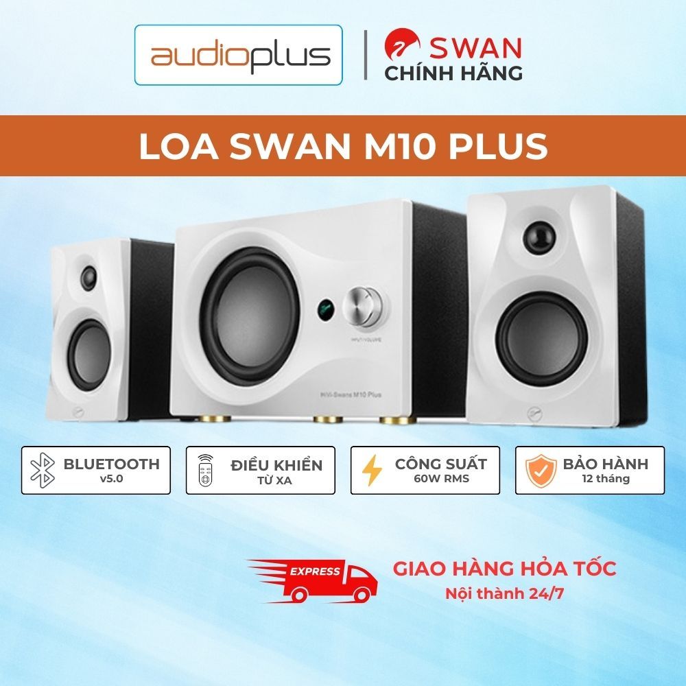 Loa HIVI SWAN M10 Plus - Công suất 60W - Bluetooth 5.0 - Điều khiển từ ...