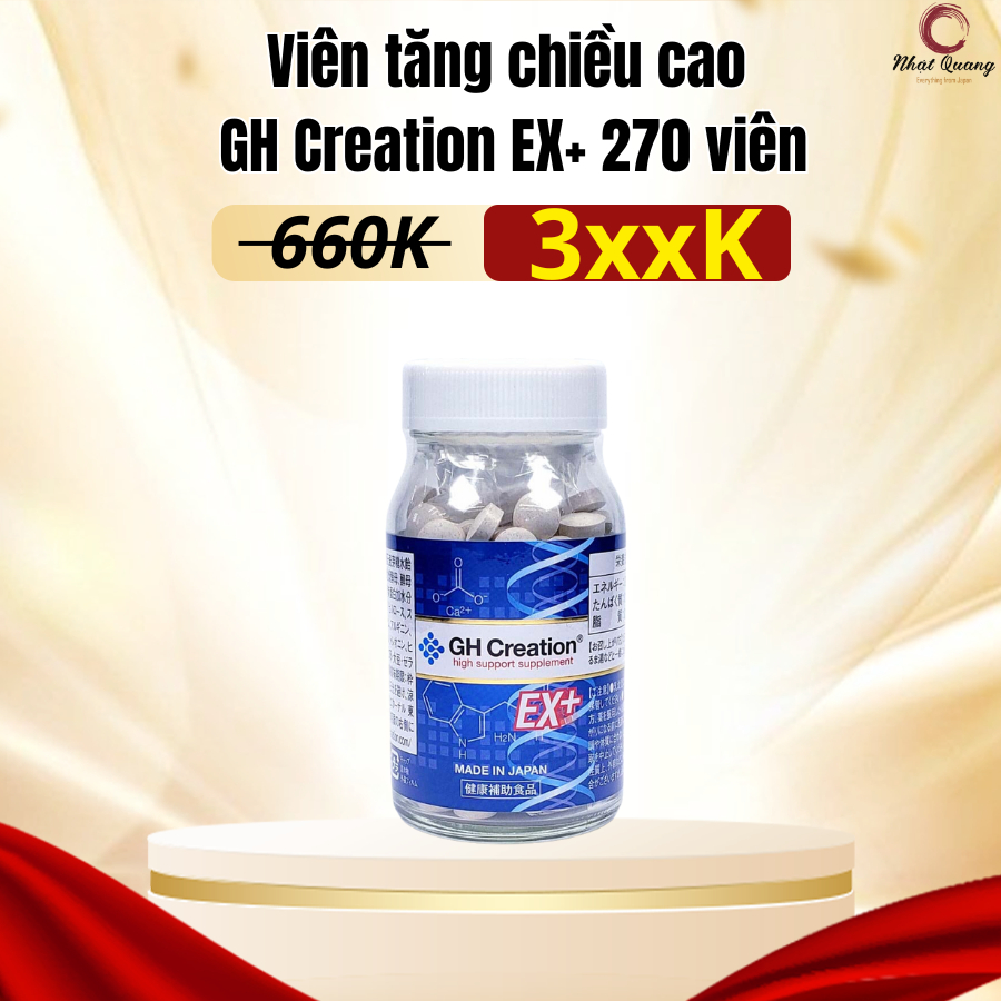 Viên uống GH Creation EX Nhật Bản 270 viên (mẫu mới) (date 1/2026 ...
