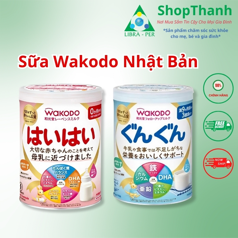 Sữa bột Wakodo số 0 và Số 9 Nhật Bản | Shopee Việt Nam