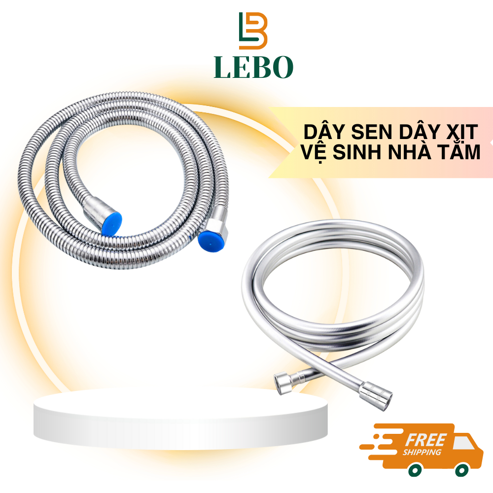Dây Xịt Vệ Sinh INOX SUS304 Dây Sen Tắm Co Giãn Chống Xoắn Cao Cấp LEBO ...