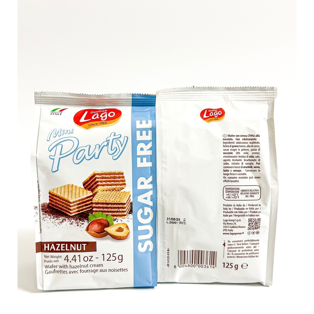 Bánh Xốp Lago Mini Party SUGAR FREE Bánh Ăn Kiêng Gói 125g - LAGO ...