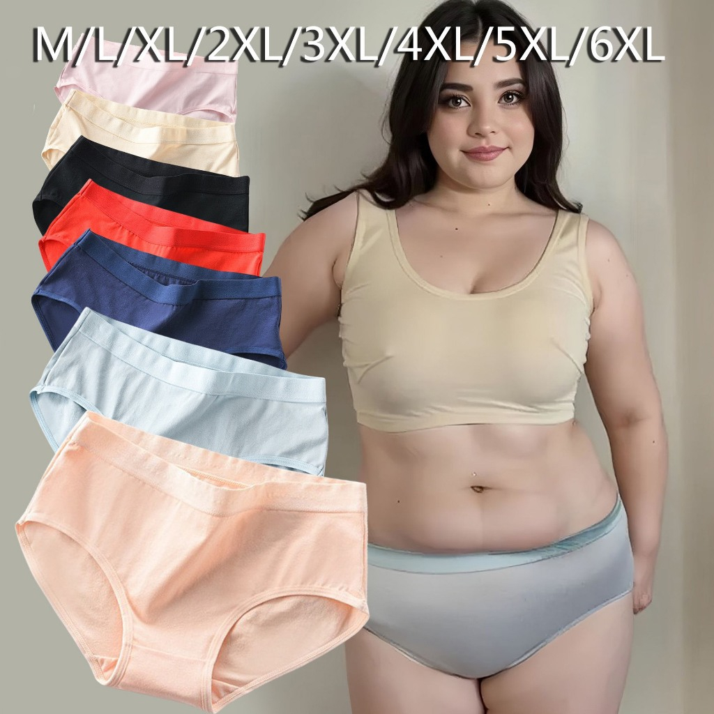 [ 38kg - 90kg ] Quần Lót Bigsize Nữ Cotton Siêu Co Giãn Mỏng Nhẹ Thoáng Khí Phong Cách Sang ...