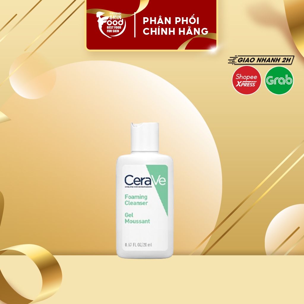 [HB Gift] Sữa Rửa Mặt Mini Cerave Developed With Dermatologists Foaming ...