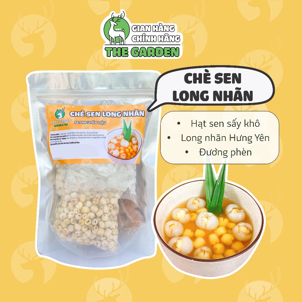 Chè Sen Long Nhãn 30 Chén THE GARDEN làm chè sen thơm ngon, bổ dưỡng ...